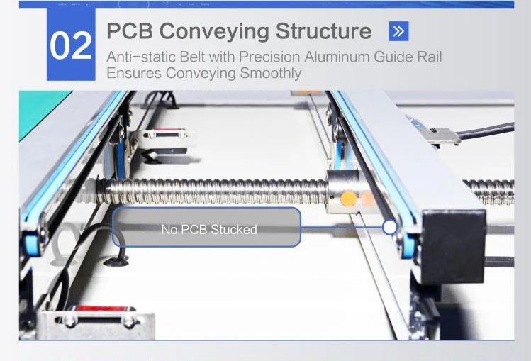 Bovi Hot Sale Pcb Conveyor Smt Conveyor Belt For Led Pcb Assembly ...