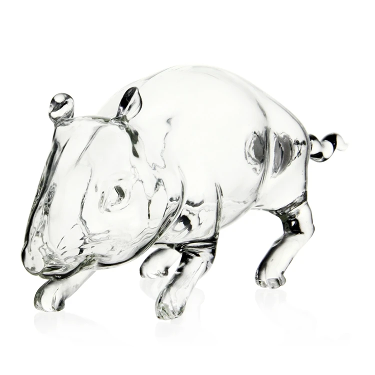 750 Ml Glass Rat Shape Glass Liquor Bottle Animal Decanter For The Wine ...