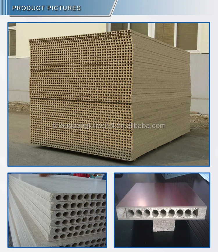 33mm 38mm Tubular Particle Board For Door Core - Buy Tubular Particle ...