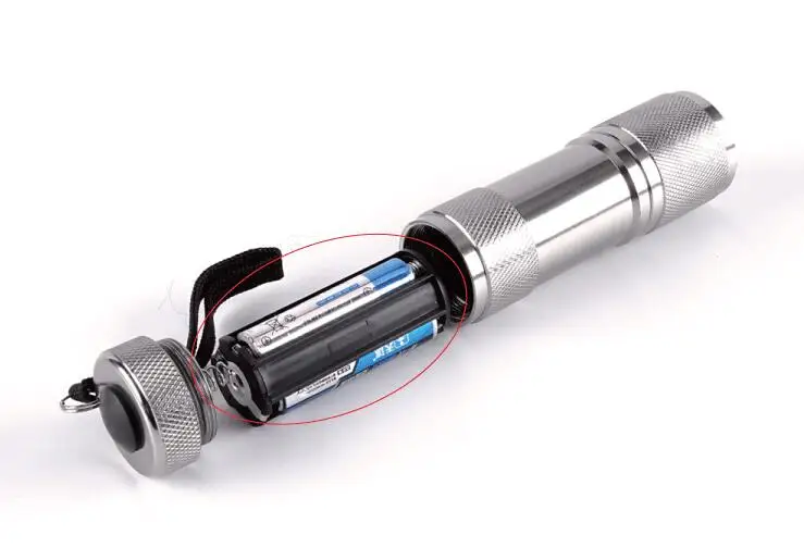 Promotional 9 LED Flashlight - High Power Mini Light Torch