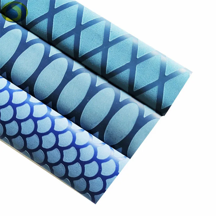 Flexible Wrap Tubing 35mm Diamond Pattern Non-slip Heat Shrink Tube For ...