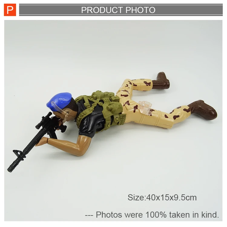 EPT New Arrival Kids 2CH RC Crawling Toy Soldier - Fun & Learning