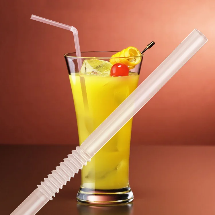Disposable Cold Straws Pla Compostable Straw Cold Drink Biodegradable ...