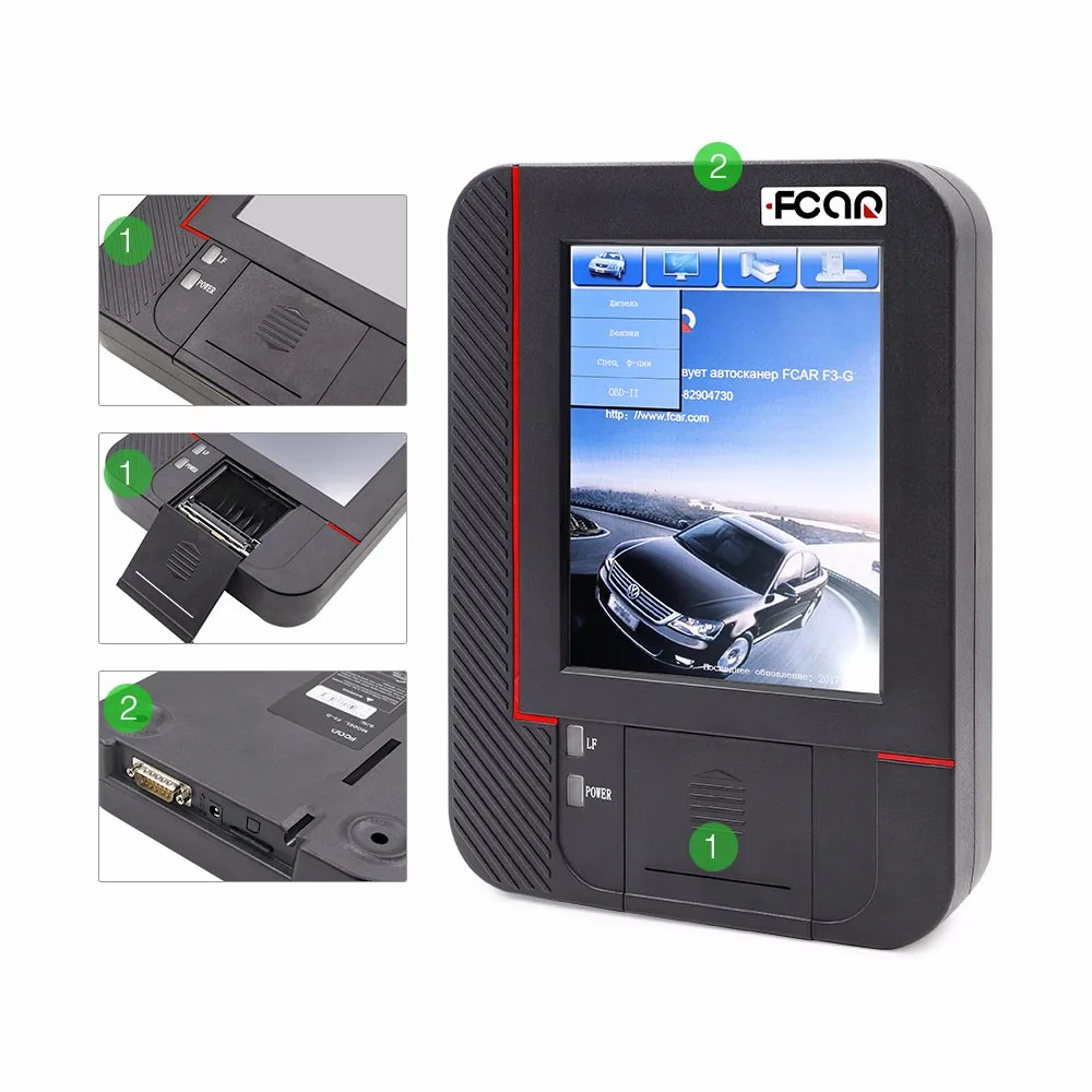 Auto Full System Diagnostic Fcar F3-g Russia Version Obd2 Truck ...