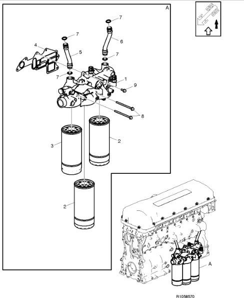 Genuine Volvo Penta Oil Filter 21707132 - Original Quality