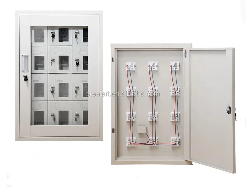Cellphone Charging Station Metal Mobile Charger Cabinet Station - Buy ...
