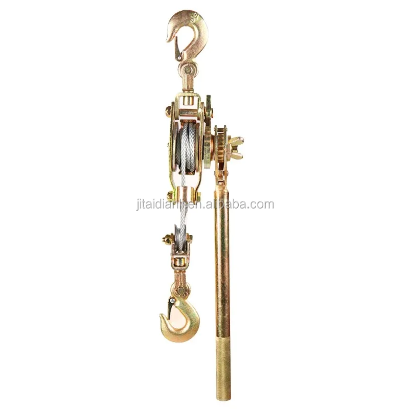 2 Ton Ratchet Wire Rope Puller Hand Power Portable Ratchet Cable Puller ...