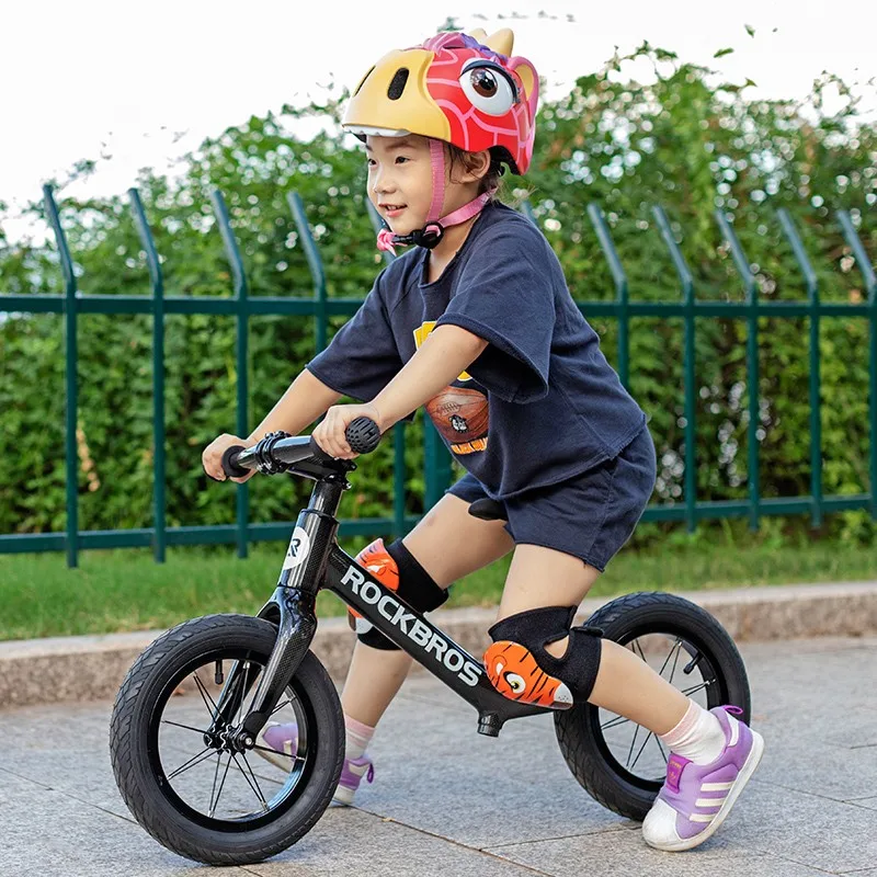 Rockbros 12'' Carbon Fiber Slide Bicycle Child Balance Bikes No Foot ...
