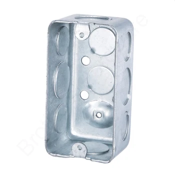 Caja Eléctrica Galvanizada Rectangular De Acero 2x4 Aprobada Por Ul ...