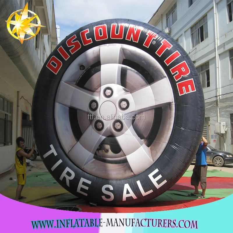 Factory Price Inflatable Tire Balloon Advertising Model For Promotion ...