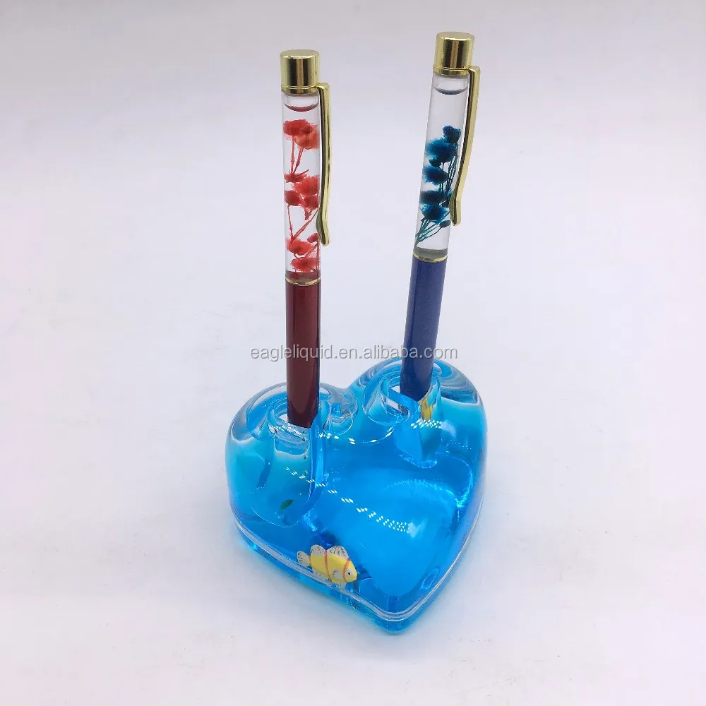 Customized Popular Promotion Festival Gift 3d Floater Aqua Liquid Pen ...