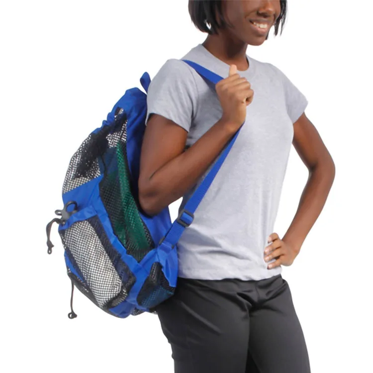 Sturdy Mesh Equipment Bag - Perfect for Swimming & Sports