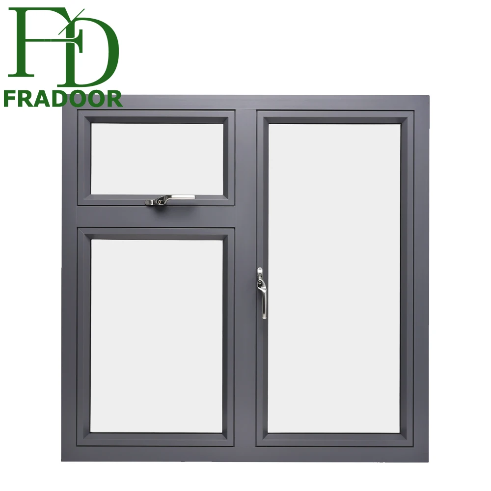 Square Shape General High Quality Cheap Aluminum Glass Window