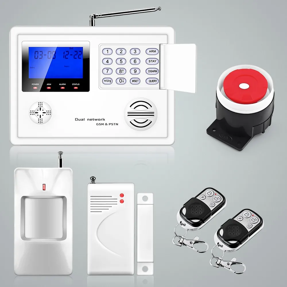 Pstn/gsm Sms Wireless Security Alarm System - Buy Gsm Sms Based ...