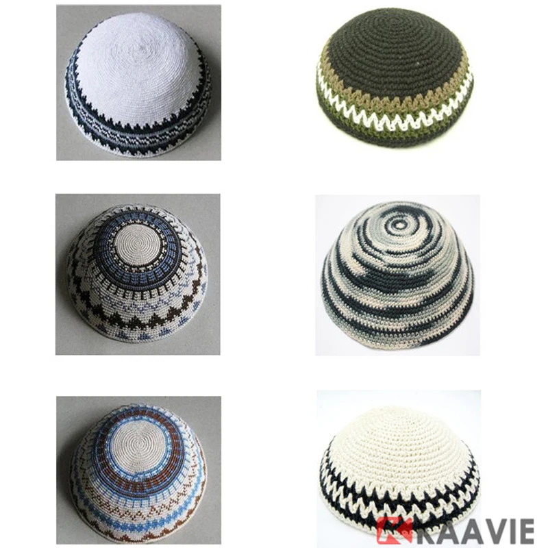 Custom Crochet Kippah Jewish Knitted Kippot For Winter - Buy Kippot ...