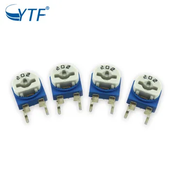 Rm065 2k Ohm Trimpot Trimmer Pot Variable Resistor Horizontal Type 202 ...