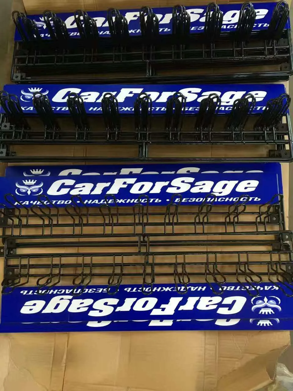 Metal Wiper Blade Display Rack - Easy Installation