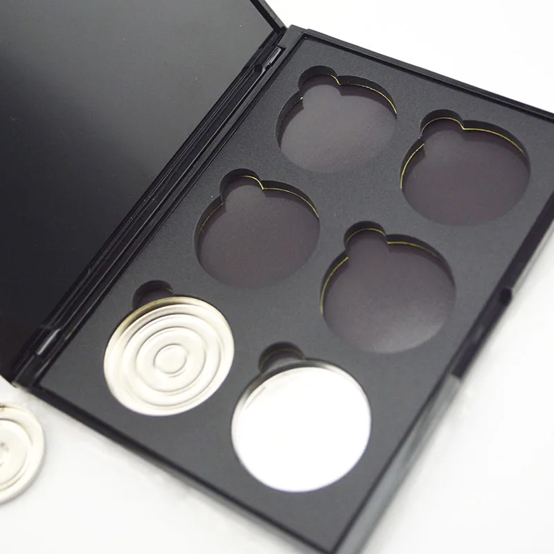Custom Empty Magnetic 6 Wells 36mm Tins Compacts Empty Eyeshadow ...