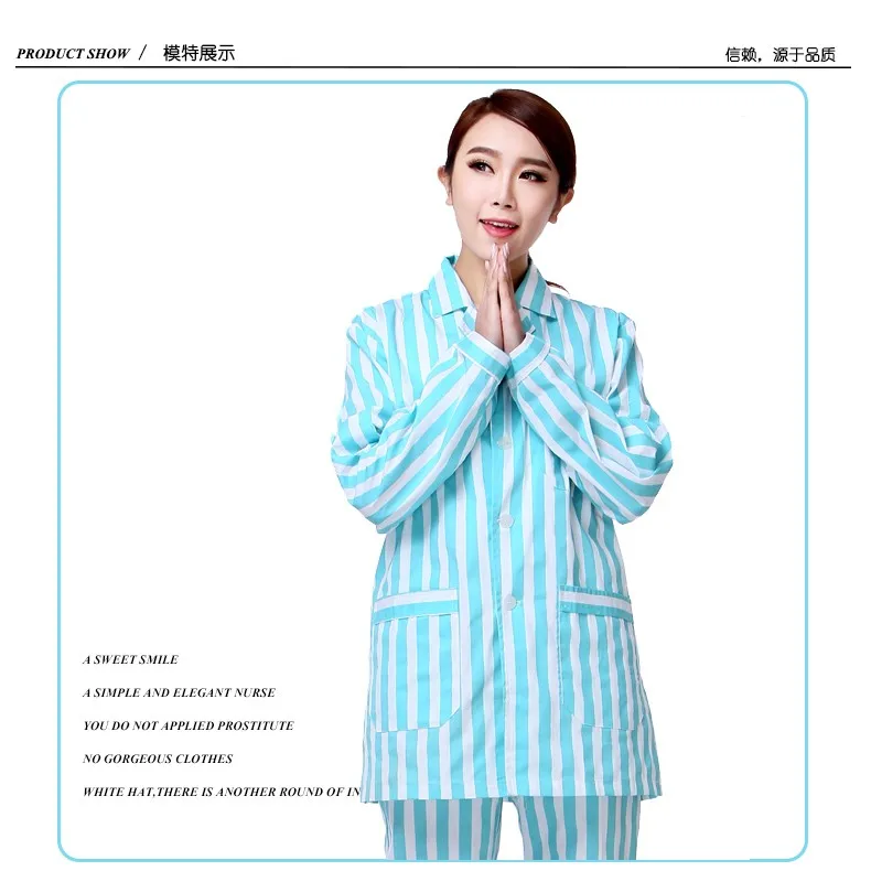 Cotton Gown Patient Long Sleeved Patients Suit Gowns Clothes