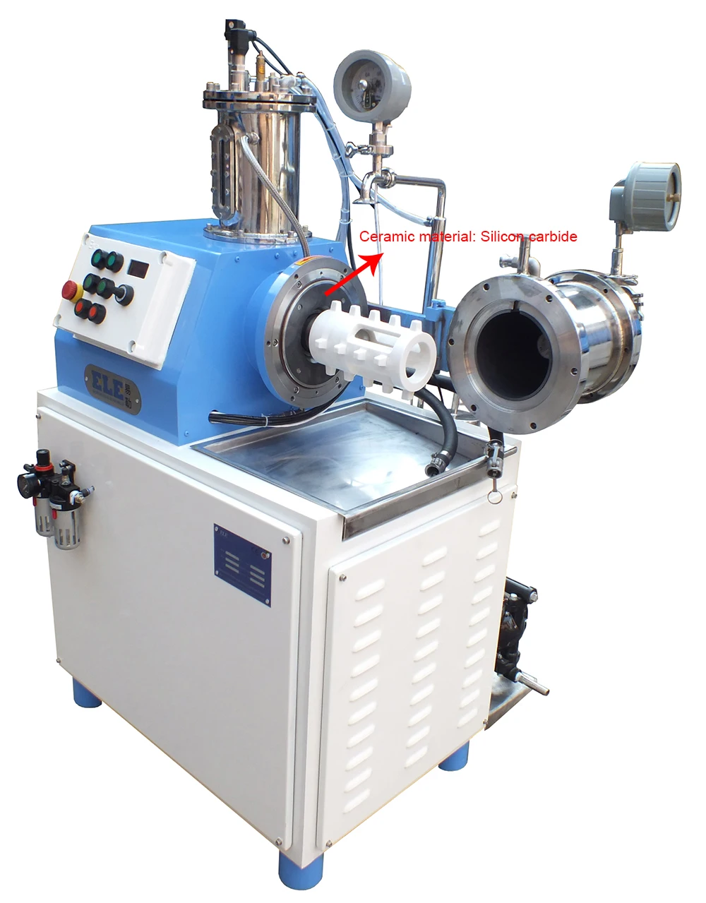 Horizontal Pin Type Nano Bead Mill Wet Grinding Machine Factory For Dye ...