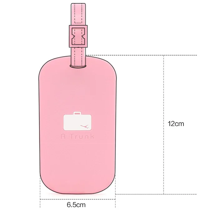 Personalized Waterproof Silicone Luggage Tag Suitcase Rubber Luggage ...