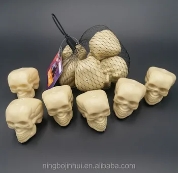 Mini Halloween Skull Heads Plastic Skull Heads Set - Buy Halloween ...