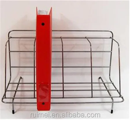 Chrome Metal Desktop Binder Holder Book Rack - Buy Book Rack,Book Rack ...