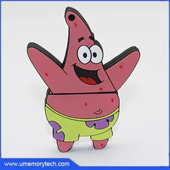 Lazy Patrick Star Shaped New Usb Flash Drive Cheap Pen Drive Hot Sale ...