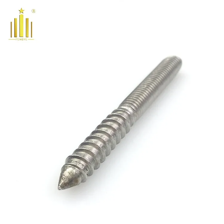 Din 938 Standard Threaded Rod Stud Bolt Round Shape Double Ended Hex ...
