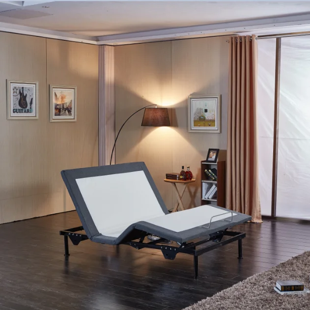 New Style Electric Adjustable Bed Mechanism Metal Frame Double Bed ...