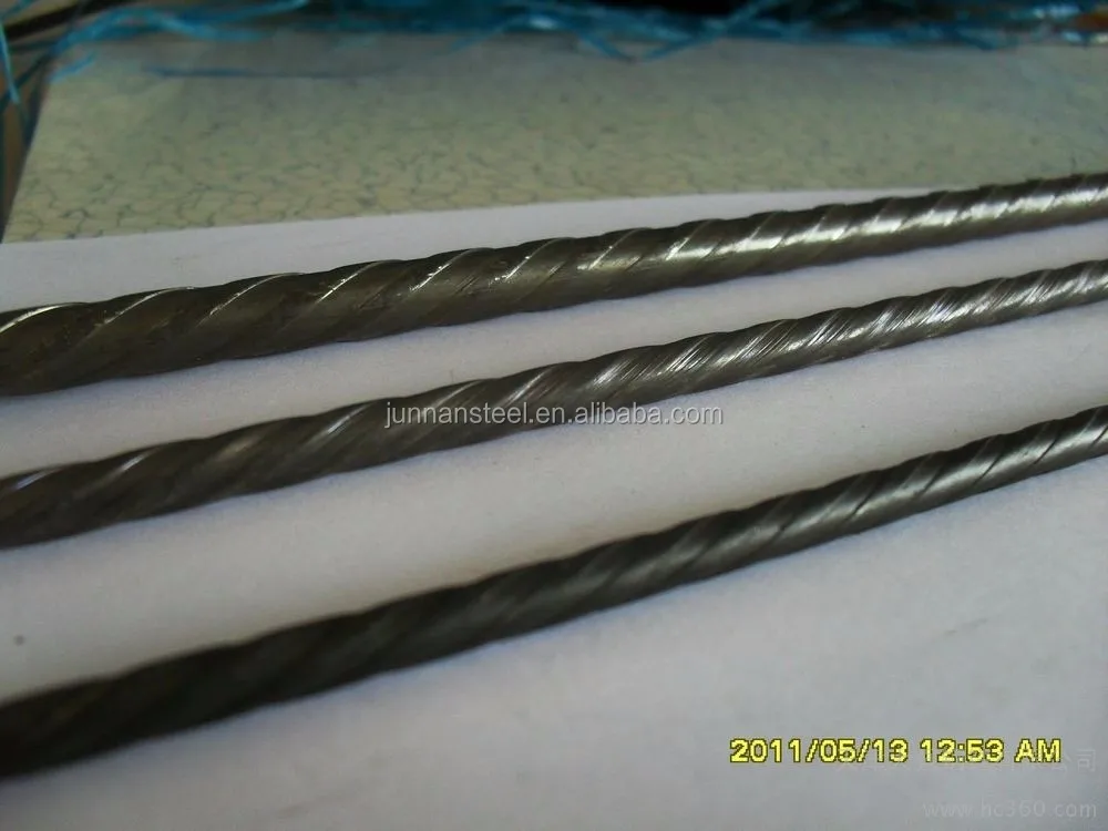 3mm to 9mm High Tensile Strength PC Wire for Construction