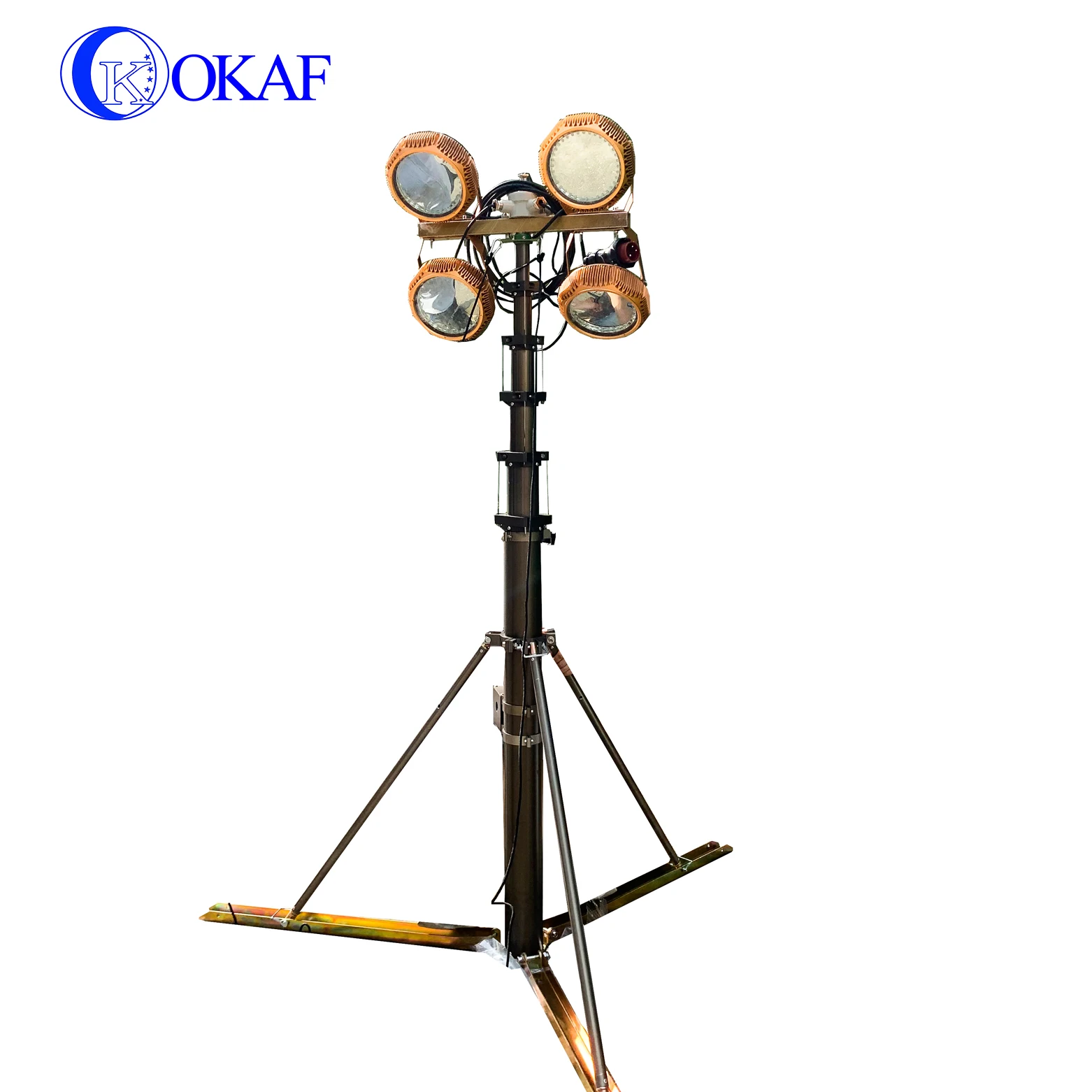 Portable 3-20m Pneumastic Telescopic Mast Light Balloon Led Light Tower ...