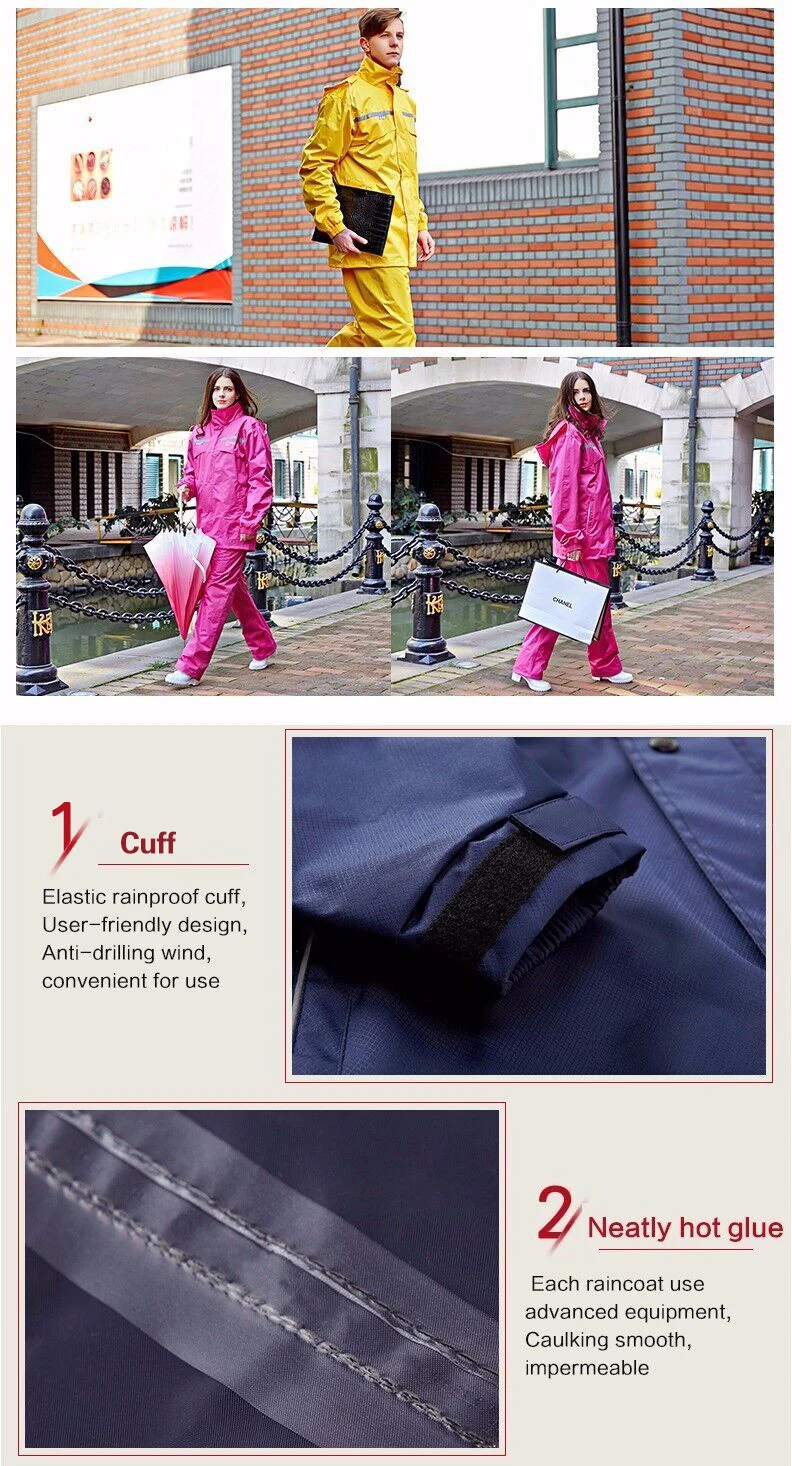 Cheap Waterproof Raincoat Suit Man And Woman Pvc 3m Rainwear - Buy ...