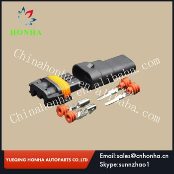 9006 2 Pin Male And Female Connector Automobile Headlight Socket ...