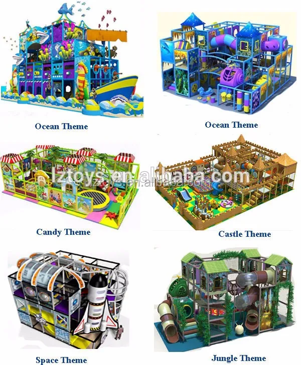 Indoor Soft Structure Play Zone With Big Ball Pool And Slides For Kids ...