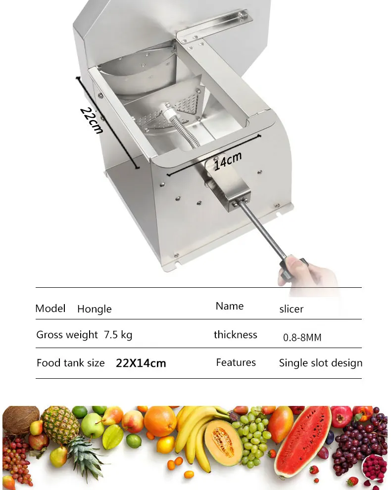 Multifunctional Mini Lemon Potato Ginger Potato Chips Vegetable Slicer ...
