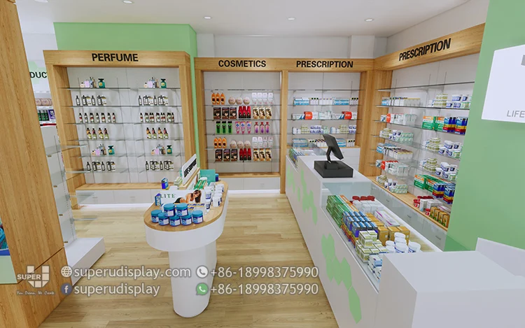 Modern Medical Store Counter Interior Design For Pharmacys Shop - Buy ...
