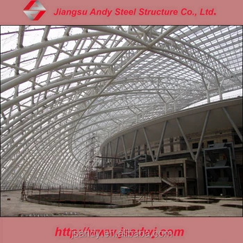 Prefabricated Long Span Steel Truss Roofing Design - Buy Long Span Roof ...