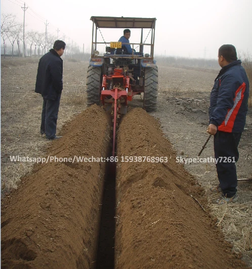 Tractor 3 Point PTO Chainsaw Digging Ditcher Mini Walk Behind
