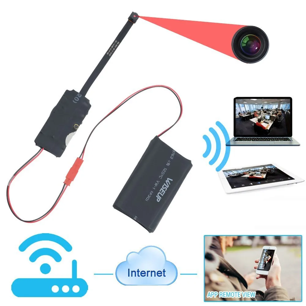 1920*1080p Hd Pcb Hidden Camera Wifi Ip P2p Camera Cctv Detector Pcb ...