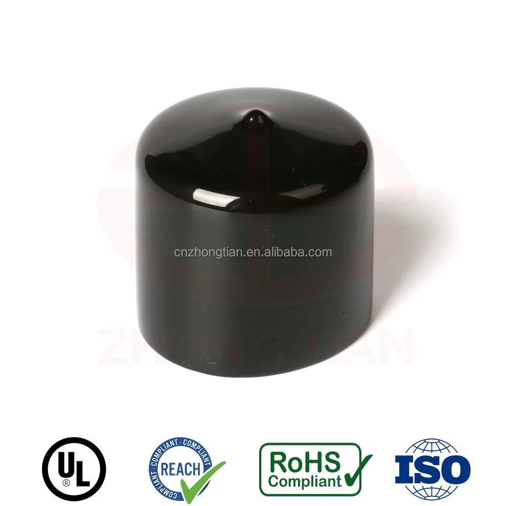 Blue Pvc Vinyl End Cap Round Cable Covers For Screws And Bolts - Buy ...