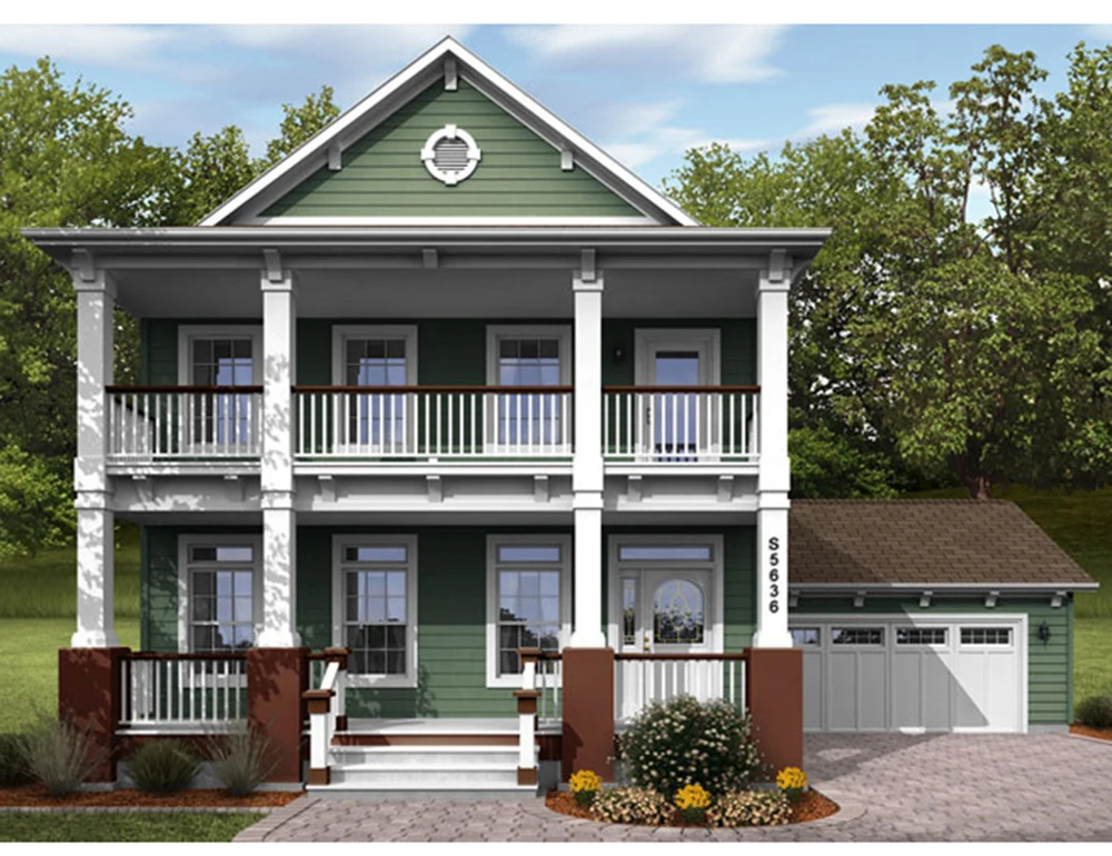 3 Story Buildings Steel & Wood Structure Hotel Prefab House Villa - Buy ...