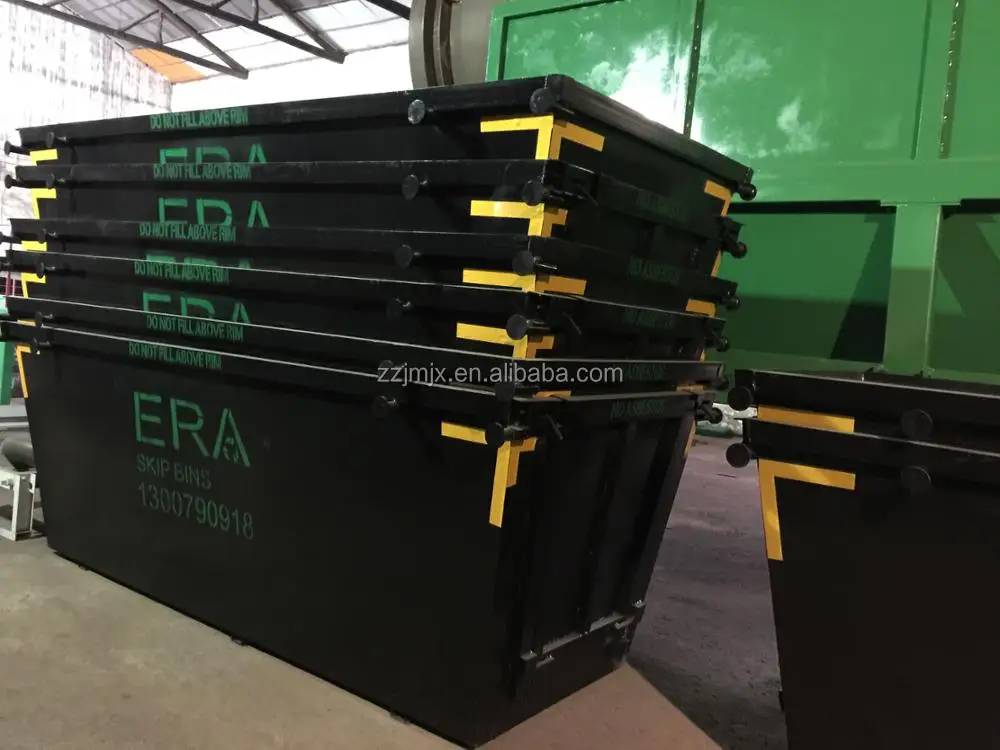 Open Top Structure And Eco-friendly Iron Metal Trash Bin - Buy Iron ...