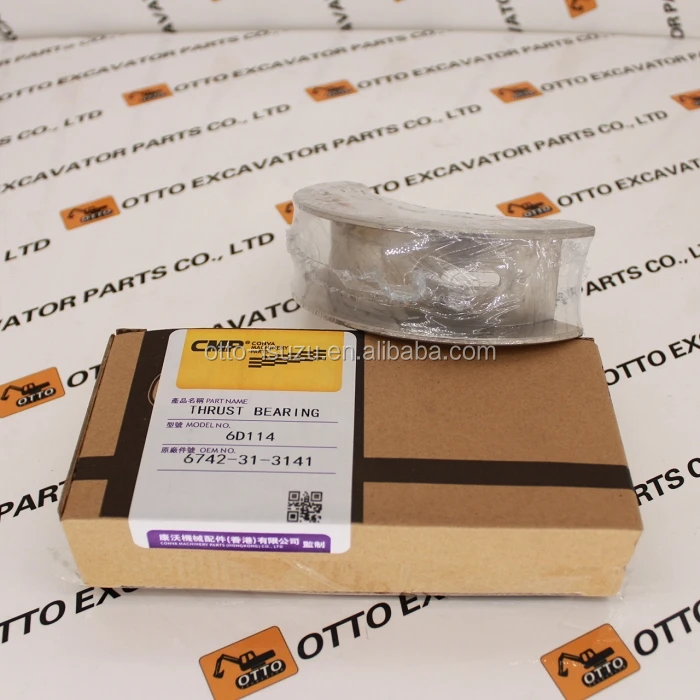 6754-22-8100 6736-21-8110 6754-22-8110 Pc300-7 6d114 Main Bearing Set ...