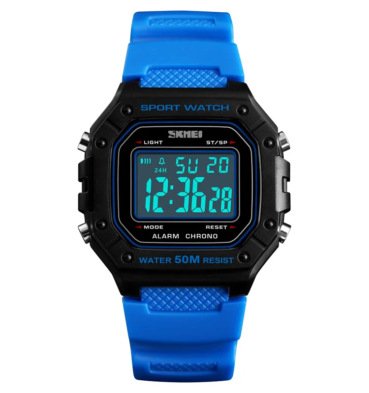 Skmei #1496 Waterproof Sport Digital Watch for Men - 50m Water ...