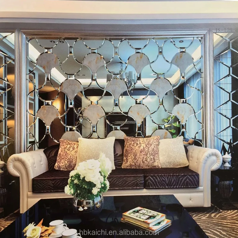 Customized Design Decorative Diamond Shape Mirror Wall - Buy Designer ...