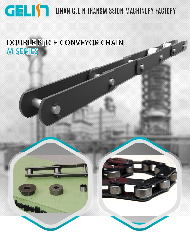 M20 M80 M450 Double Pitch Conveyor Roller Chain (M Series)