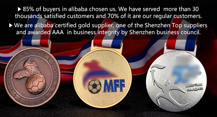 Gold Plated Plastic Cheap Children Medallion Small Size Award Medal ...