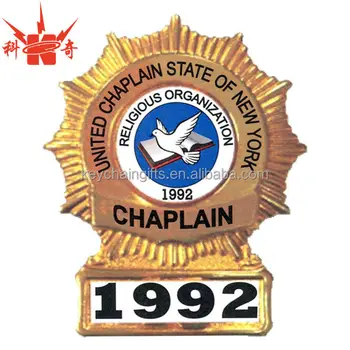 High Quality Custom Metal Chaplain Badge - Buy Chaplain Badge,Chaplain ...