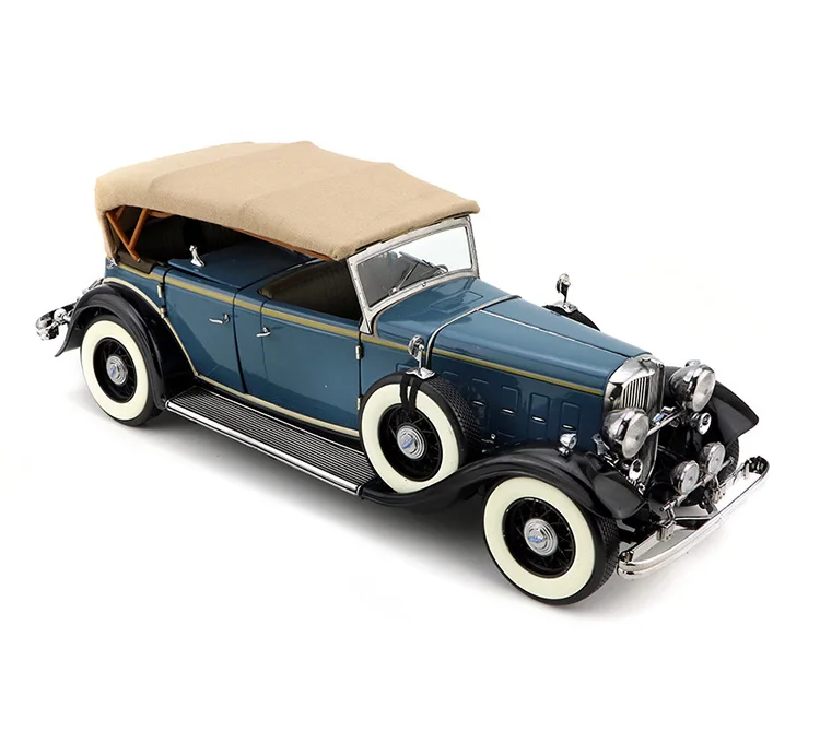 High Quality 1 18 Diecast Model Car Blue Classic Car For Exhibition ...